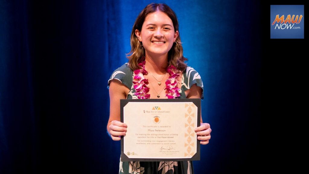 2024 Hawaiʻi Youth Poet Laureate is Miya Peterson of Punahou School ...