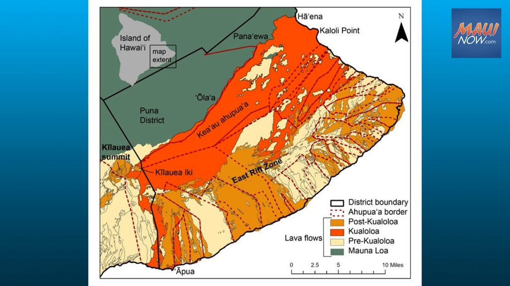 Volcano Watch — ʻAilāʻau or Kualoloa? Hawaiian chants suggest lava flow name change : Maui Now