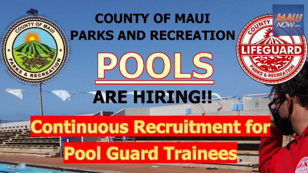 County Department of Parks and Recreation recruiting for pool guard ...