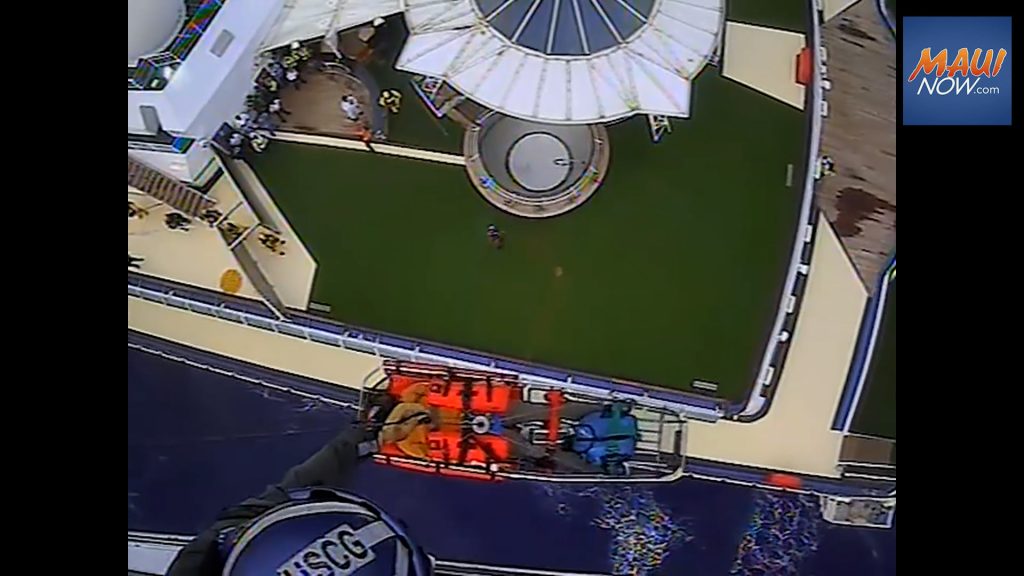 Coast Guard medevacs cruise ship passenger offshore Kauaʻi : Maui Now